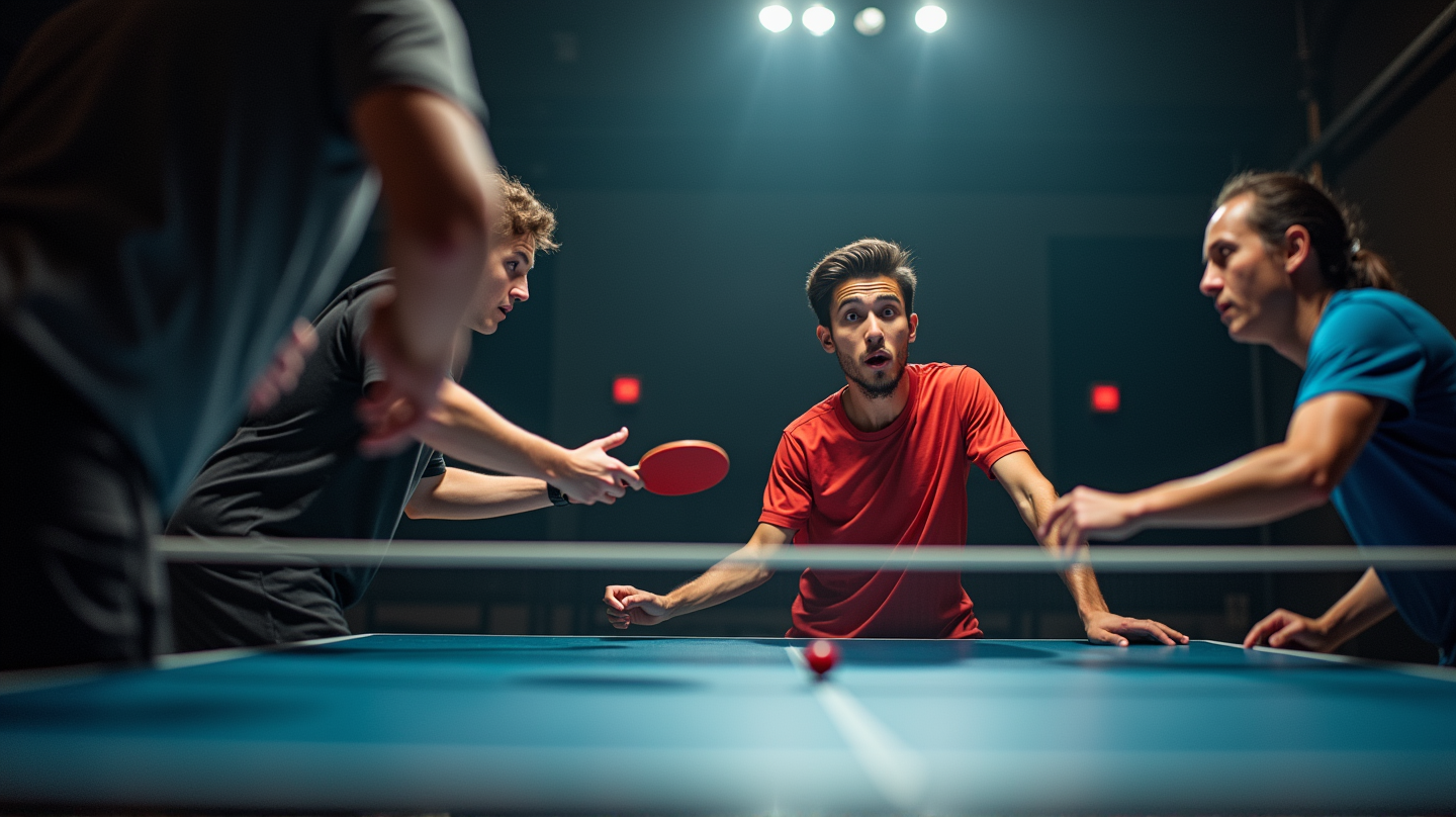 Dramatic Ups and Downs in World Table Tennis Championships