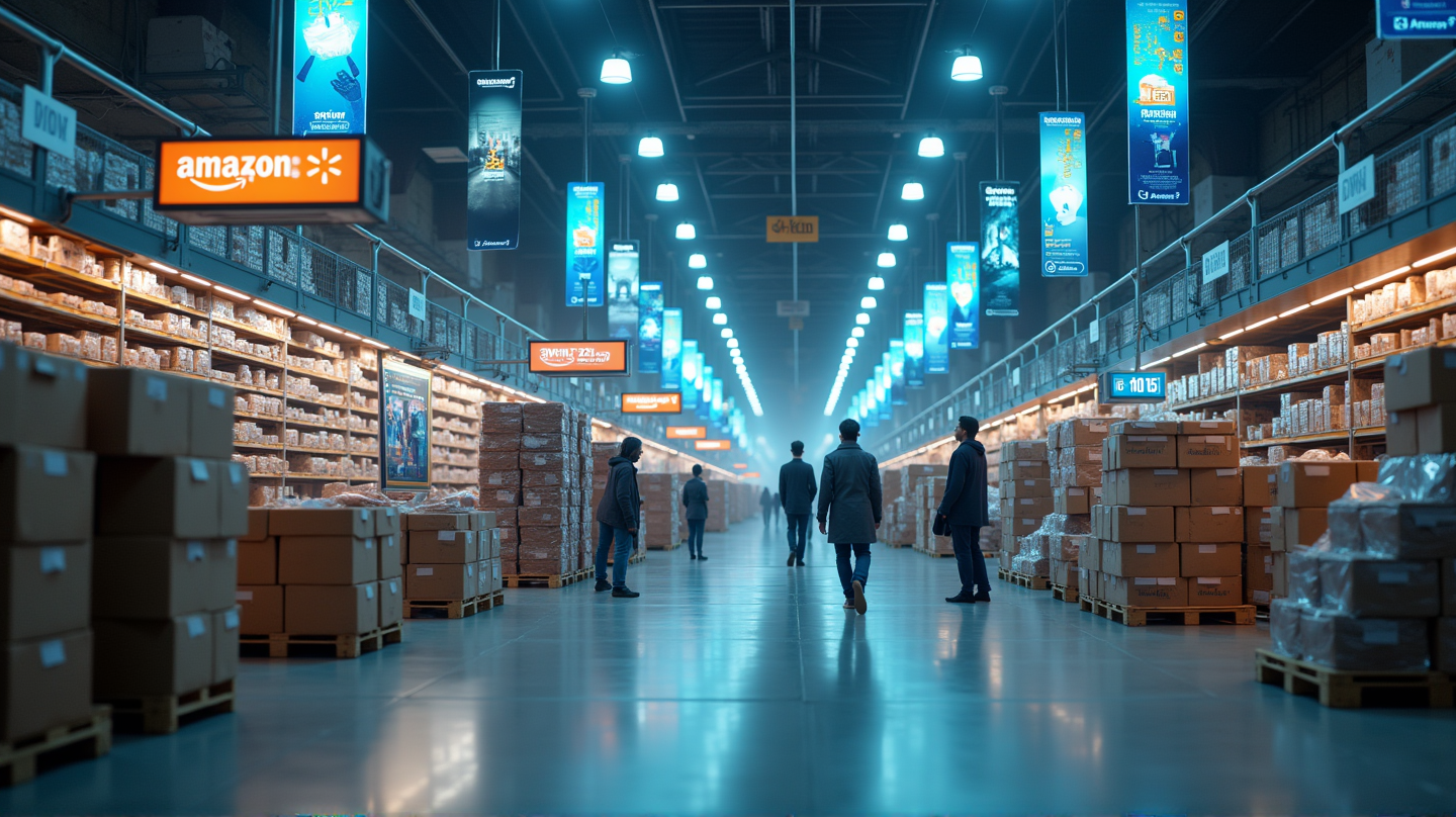 Walmart and Amazon: Transforming Retail with AI and Robotics