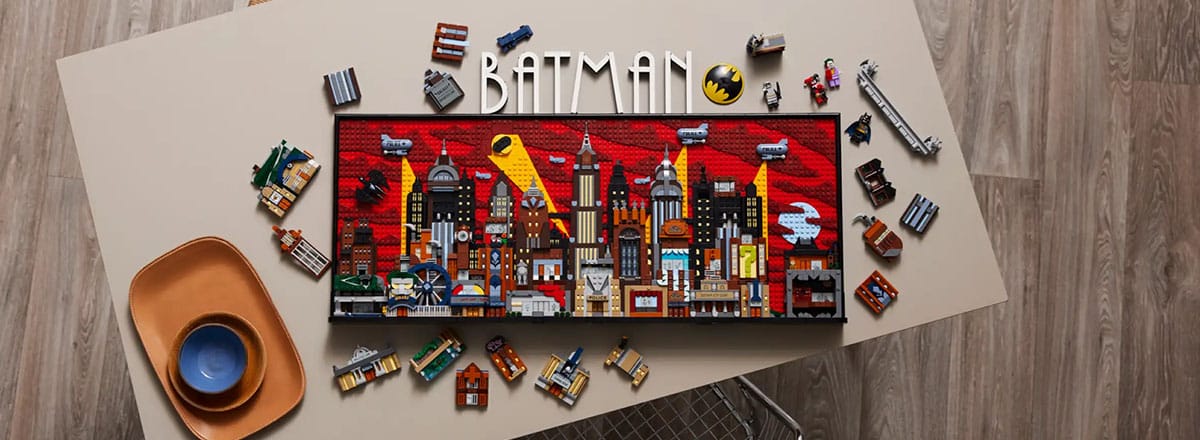 LEGO Launches Wall-Mountable Gotham City Skyline Set from Batman